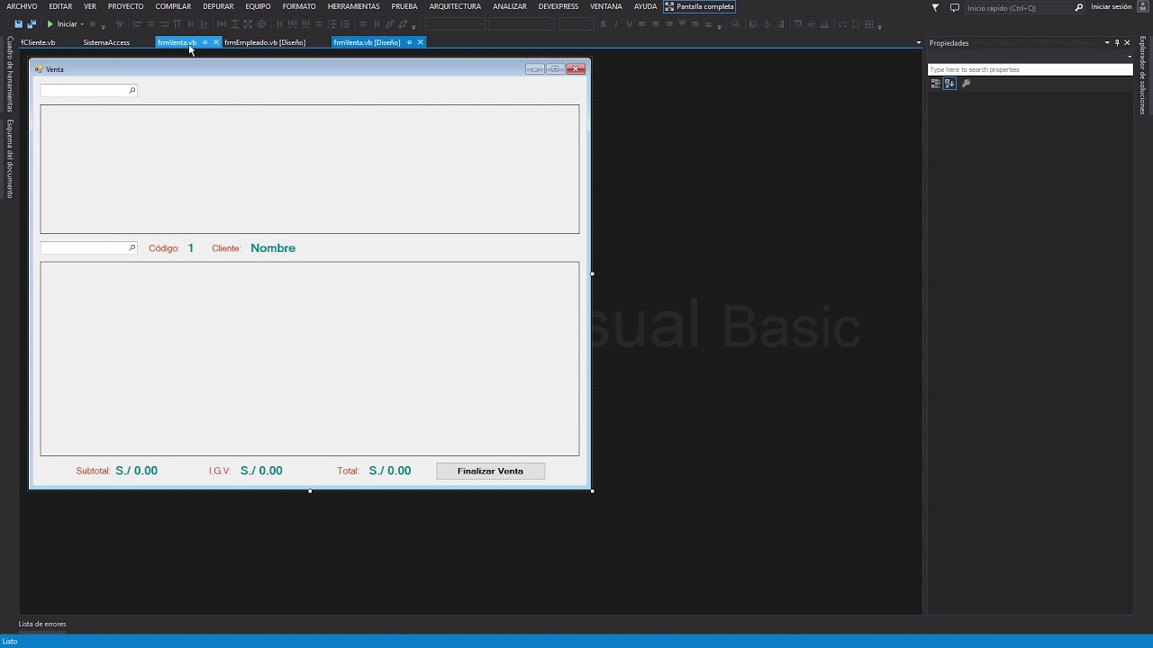 Sistema de Ventas Venta | Mundo Visual Basic - YouTube