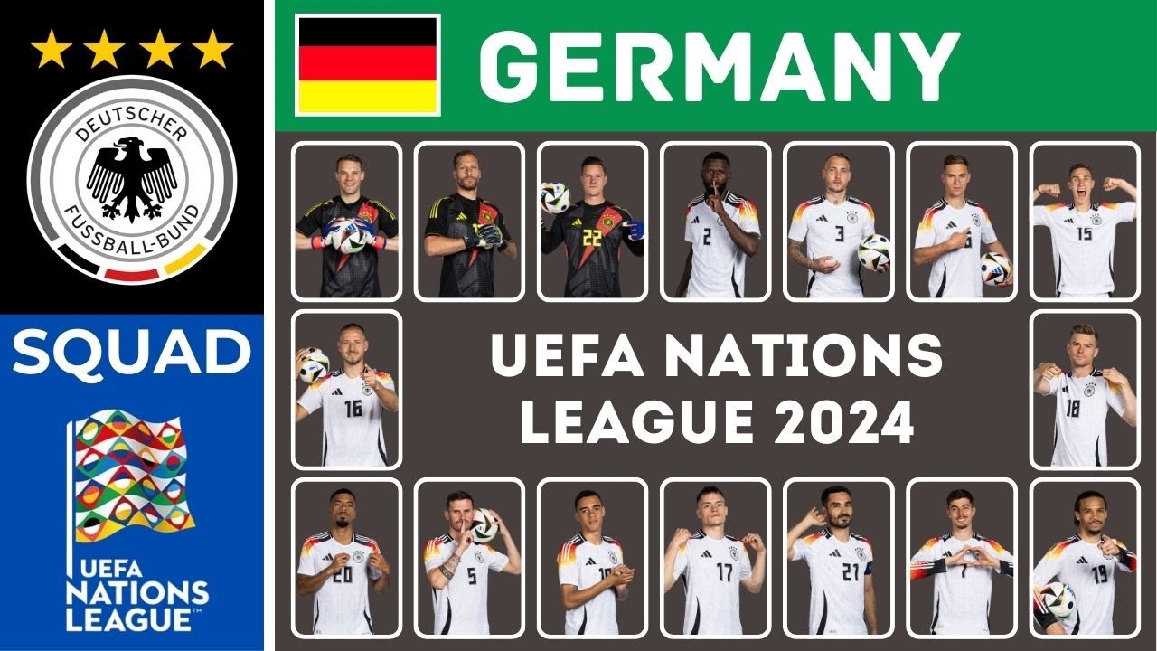 GERMANY SQUAD UEFA NATIONS LEAGUE 2024 - Germany Squad For UEFA Nations ...