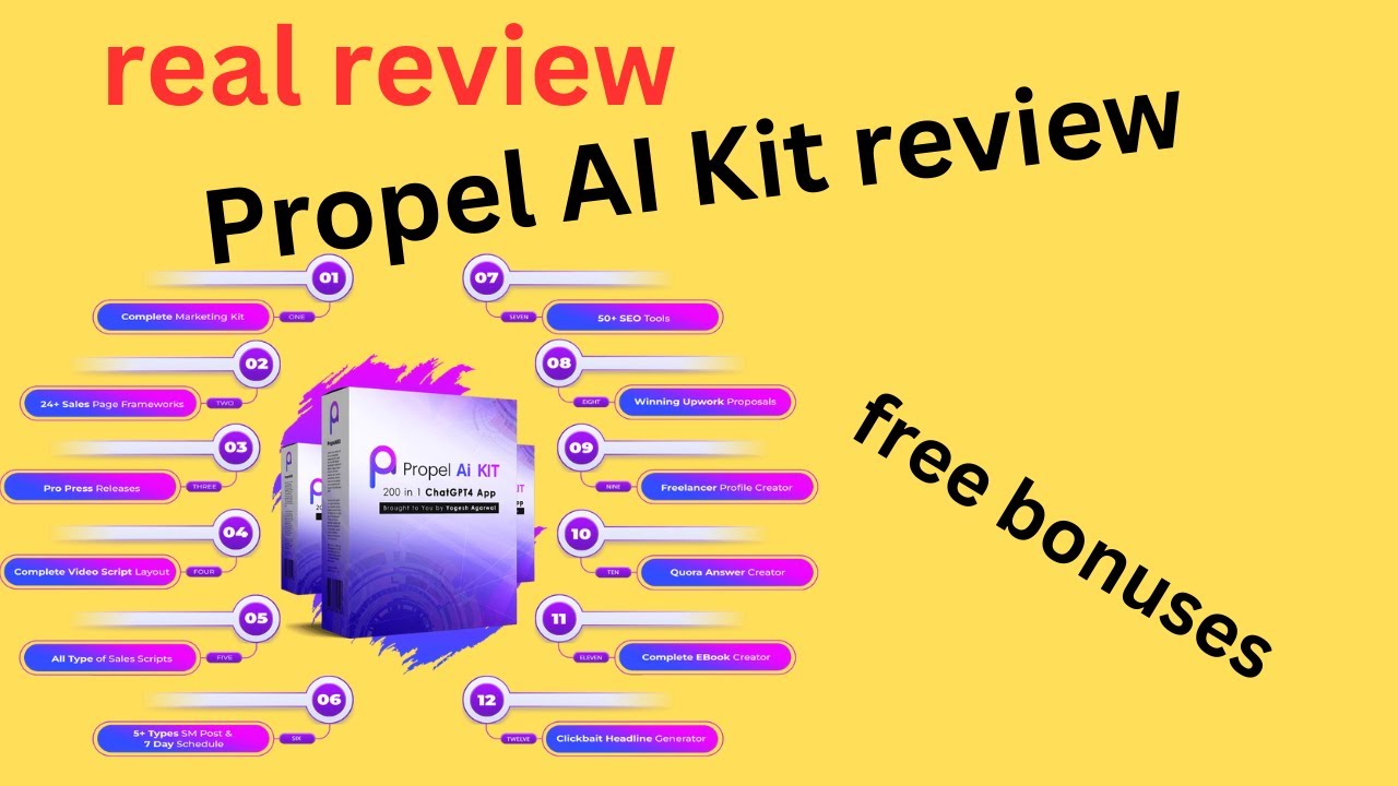 Propel AI Kit review / Propel AI Kit - Ultimate 200 in 1 AI Tool Kit/ is it worth buying / - YouTube