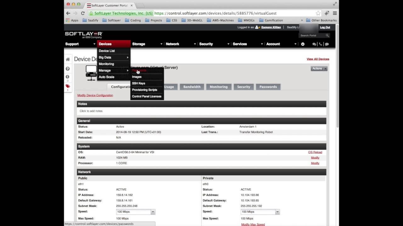 SoftLayer - Tutorial Number Two - The Customer Portal - YouTube