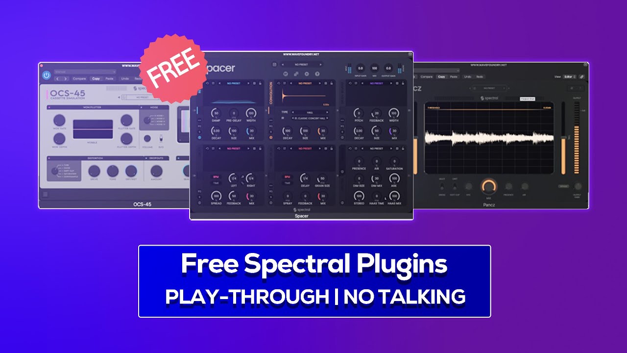Spectral Plugins Free Plugin Demo | No Talking - YouTube