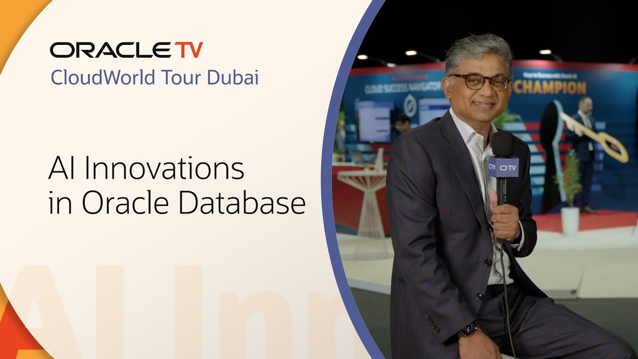 Hasan Rizvi on AI Innovations in Oracle Database - YouTube