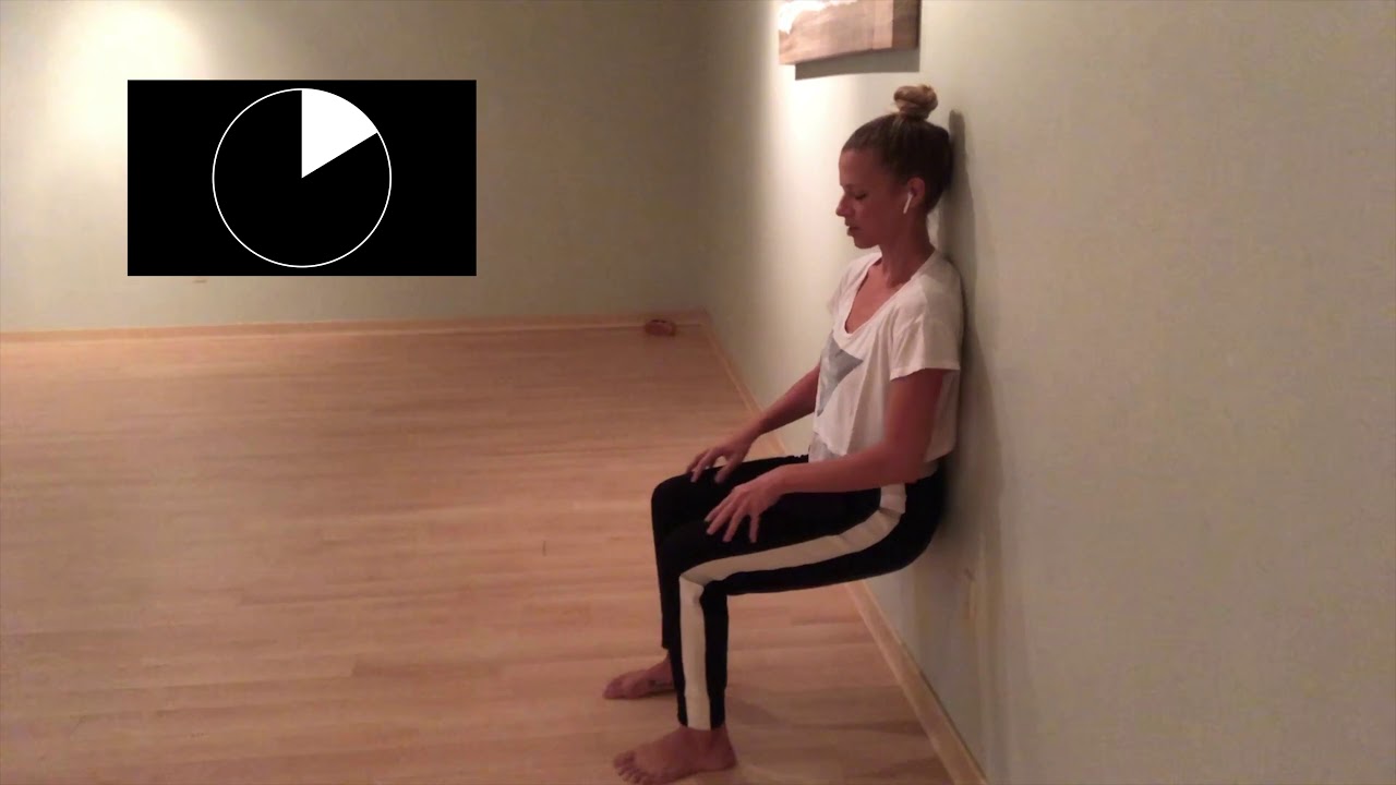 Wall Sit: for Pregnancy & Birth Prep - YouTube
