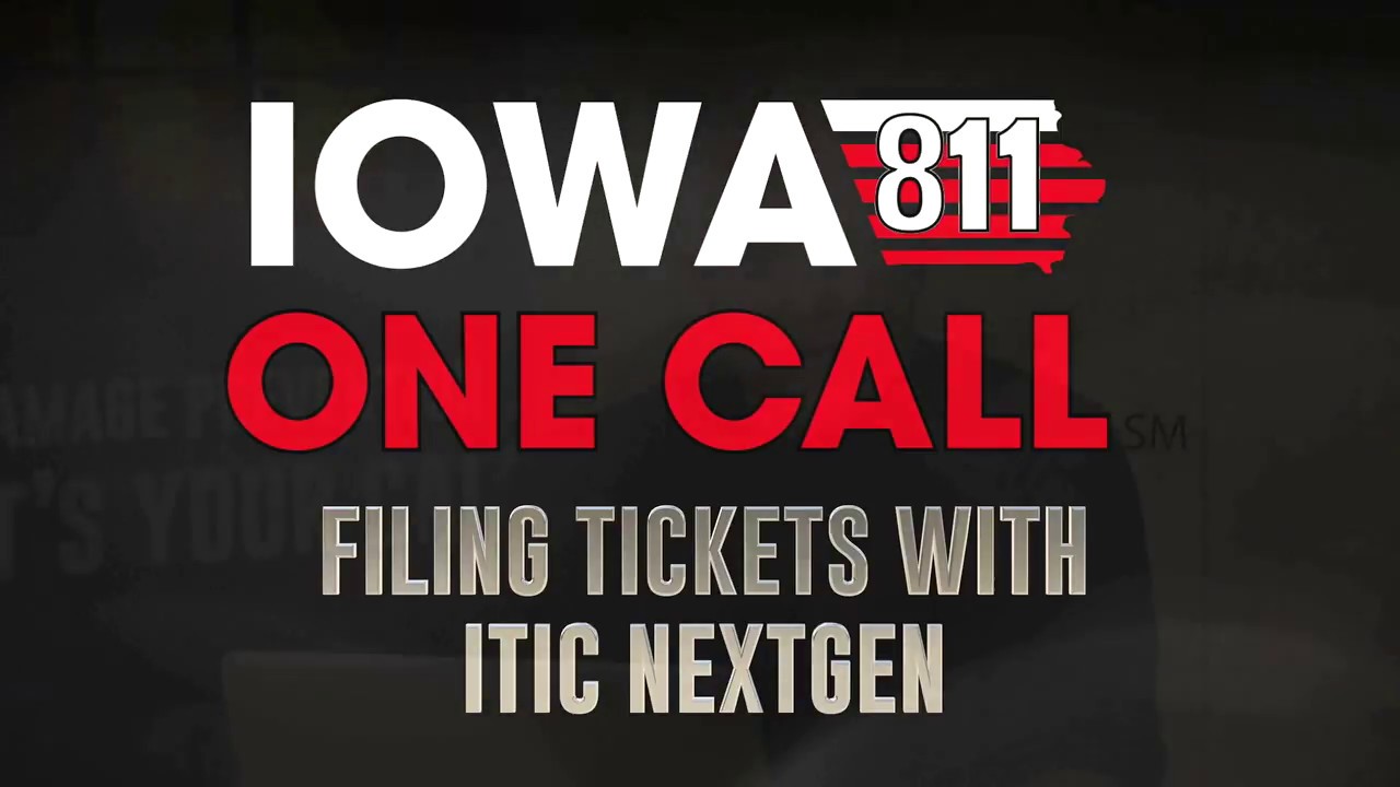 Utilizing Online Ticket System to Expedite Locates, Iowa One Call - YouTube