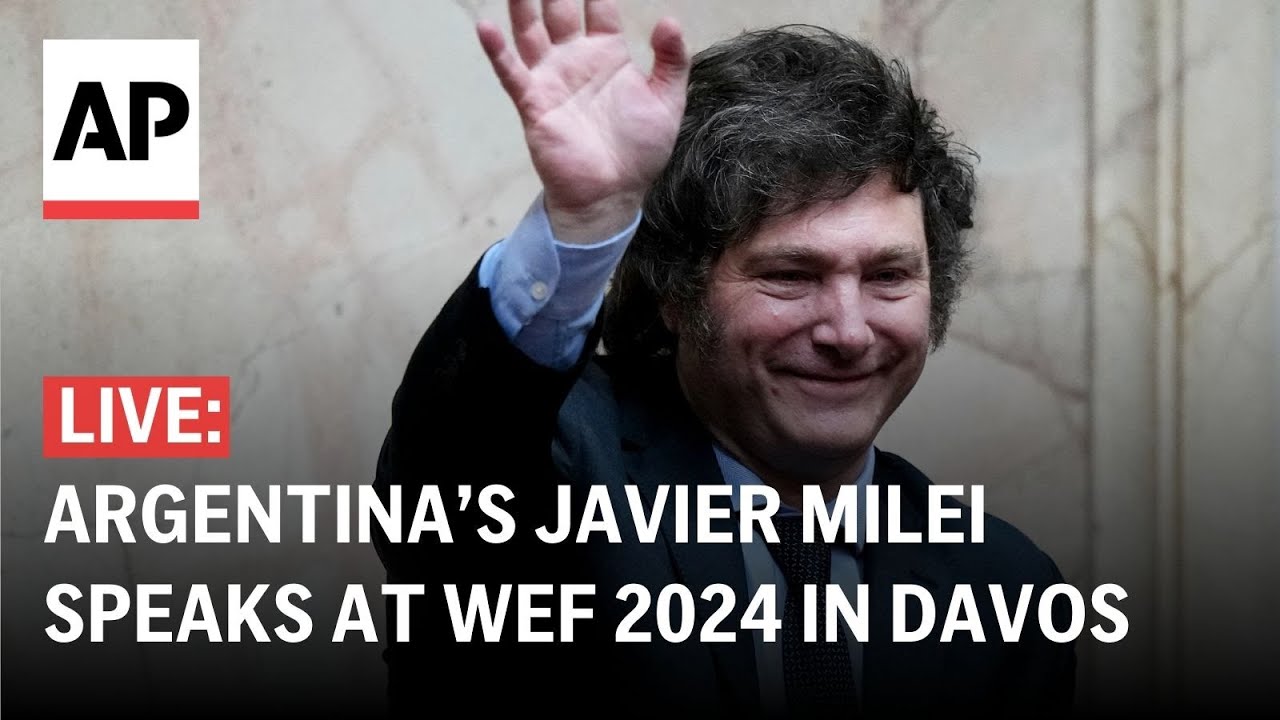 LIVE: Argentina President Javier Milei addresses World Economic Forum ...