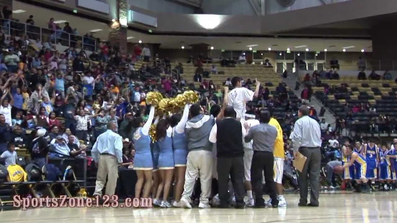 3 Point Shot At The Buzzer Wins The Game For Alchesay - YouTube