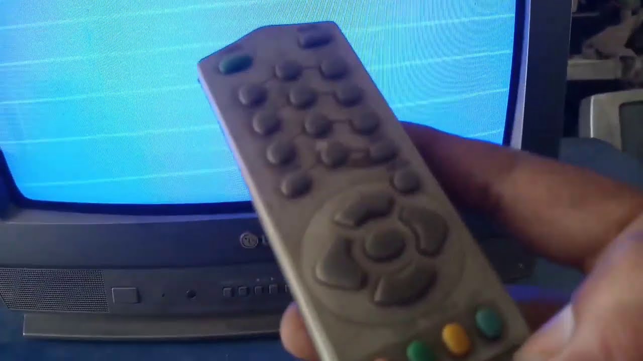 LgCRT tv Blue Raster with White Retrac Line (कभी -कभी अचानक ये फाल्ट ...
