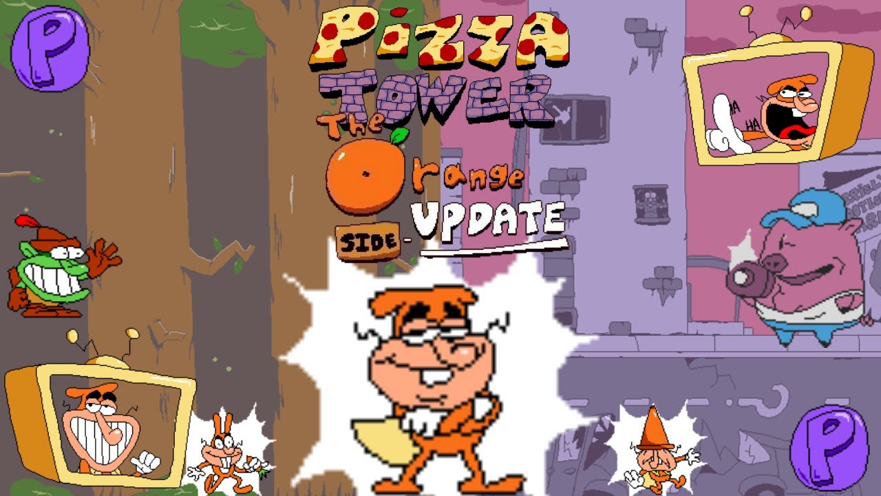 Pizza Tower Full Mod Showcase: The Orange Side-Update - Mr. Orange P ...