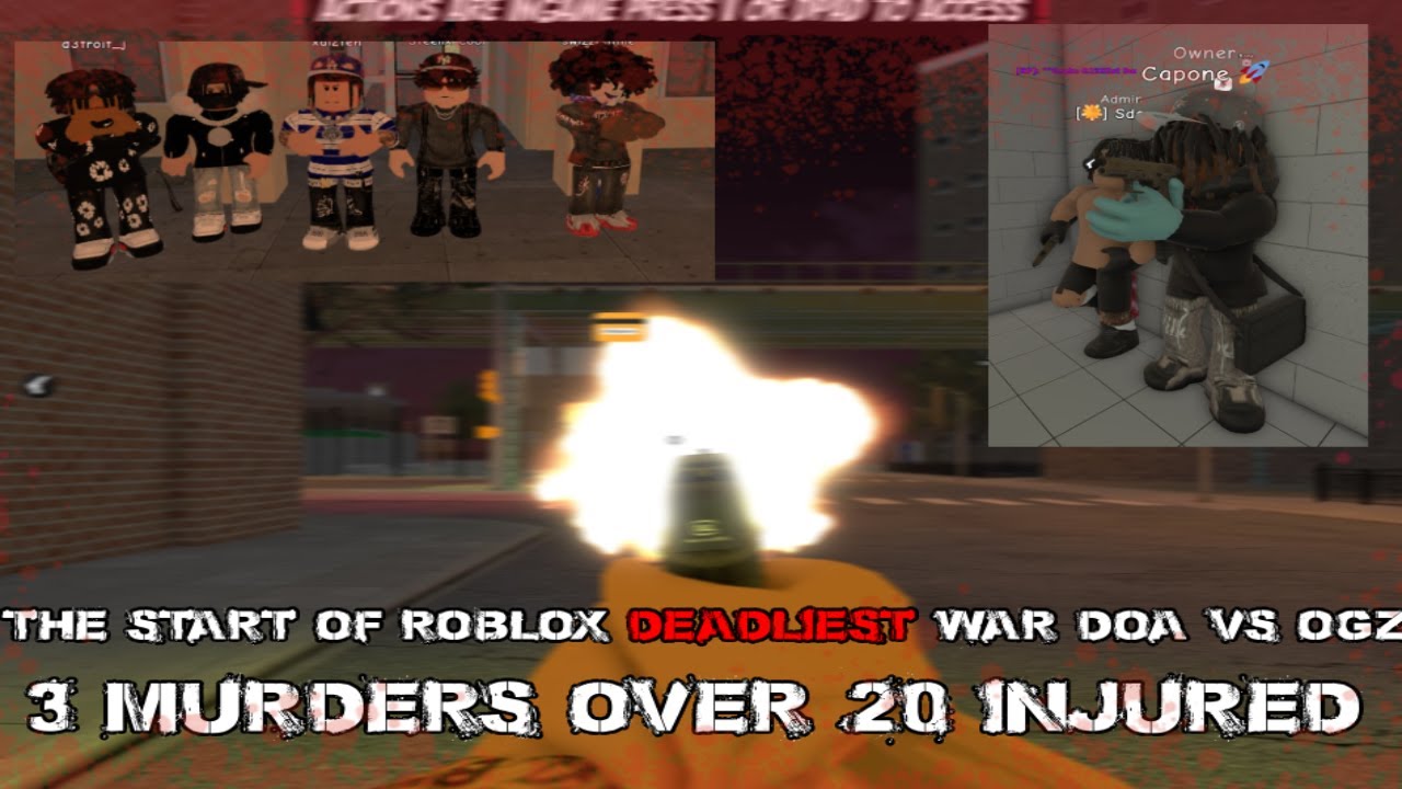 The Start Of Roblox DEADLIEST WAR Between DOA and OGZ! (MiGhettoRP ...