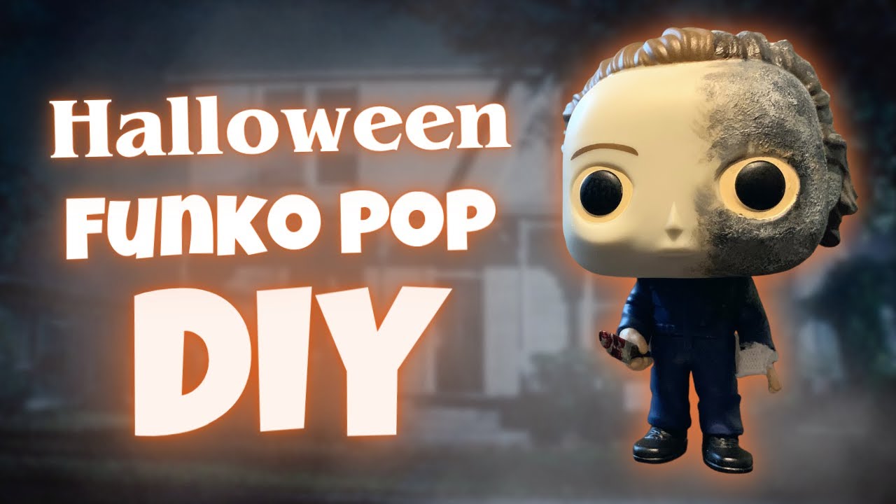 How To Make A 'Burned' Michael Myers Funko Pop (DIY) - YouTube