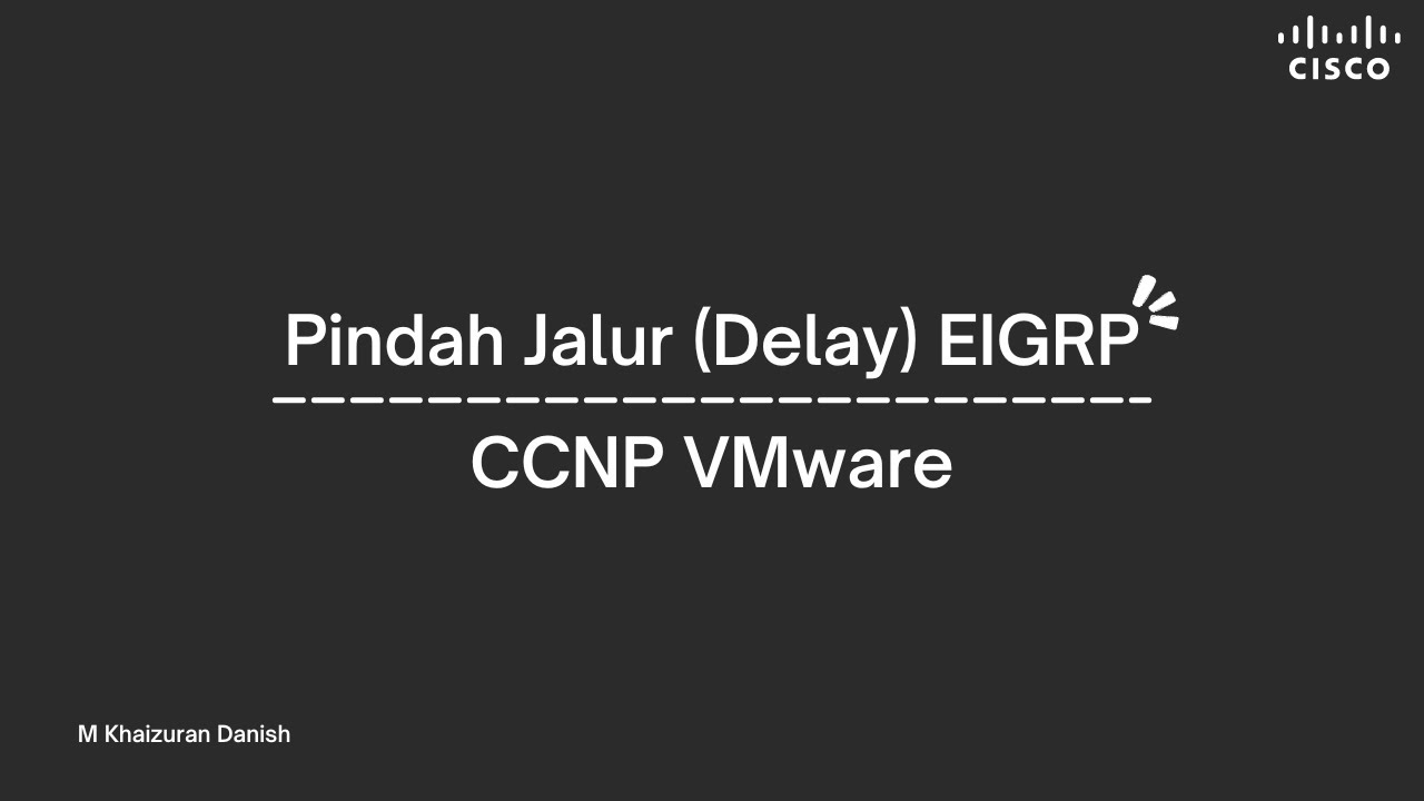 EIGRP Pindah Jalur (Delay). - YouTube