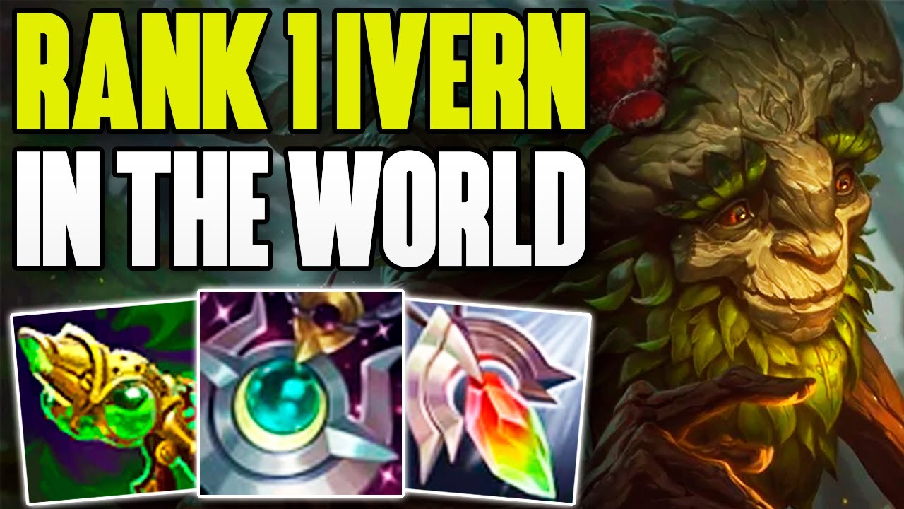 BEST IVERN ONE-TRICK DOMINATING IN 1400 LP! | CHALLENGER IVERN JUNGLE ...
