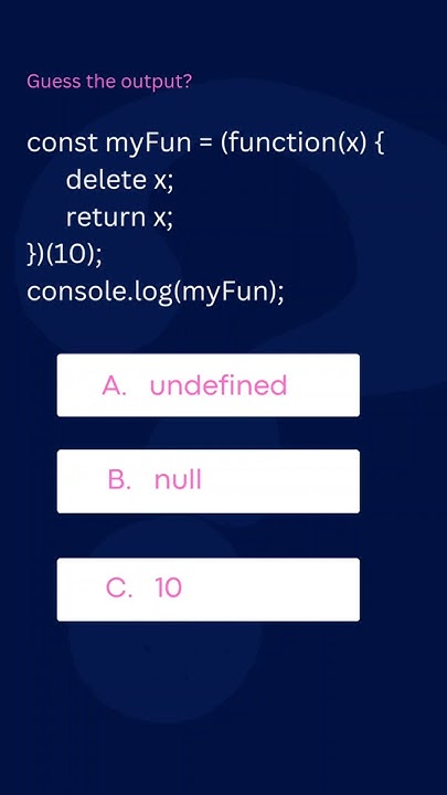 🔥 JavaScript Mystery: Can You Delete a Variable? 🤔#JavaScript #javascript interview question # ...