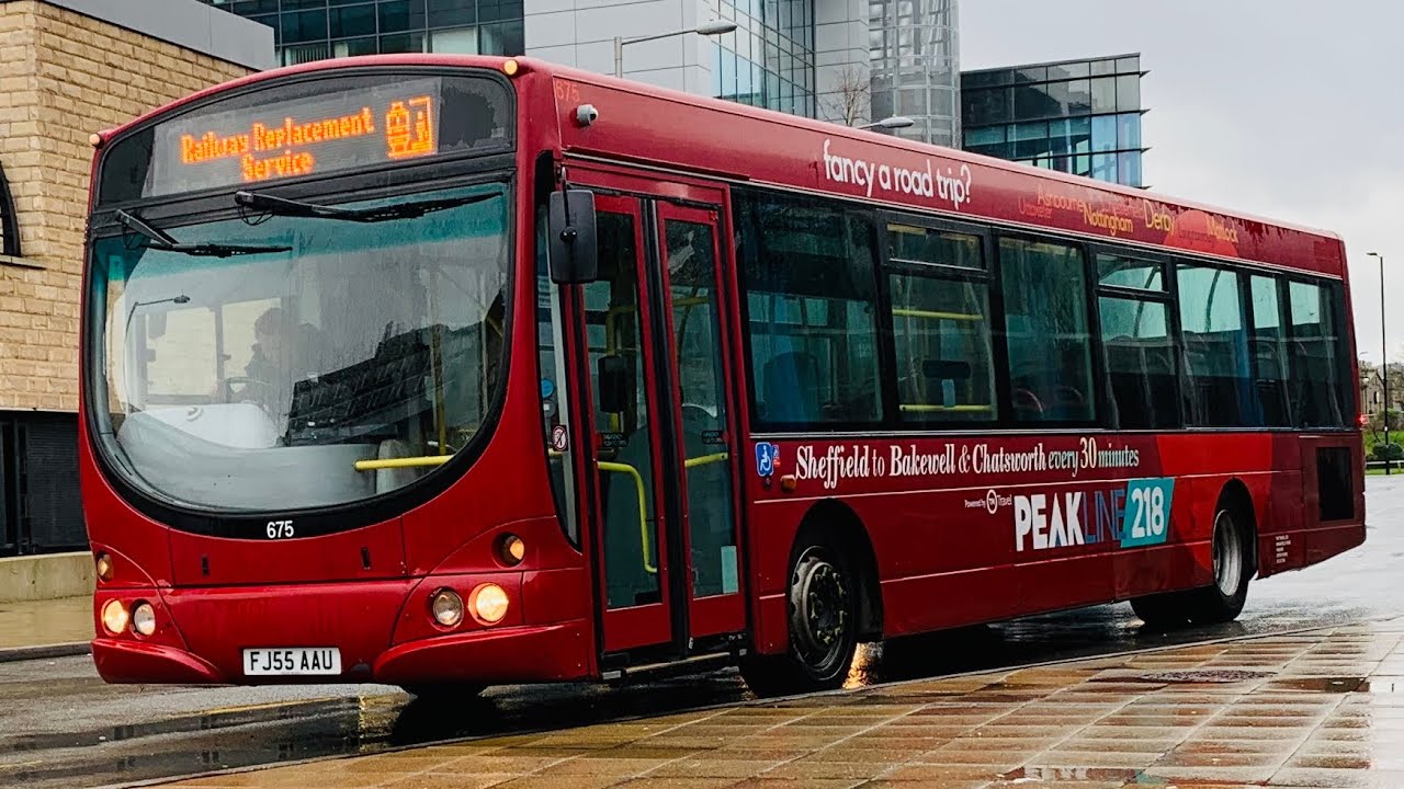 TM Travel Bus X TrentBarton 675 On Rail Replacement From Sheffield ...