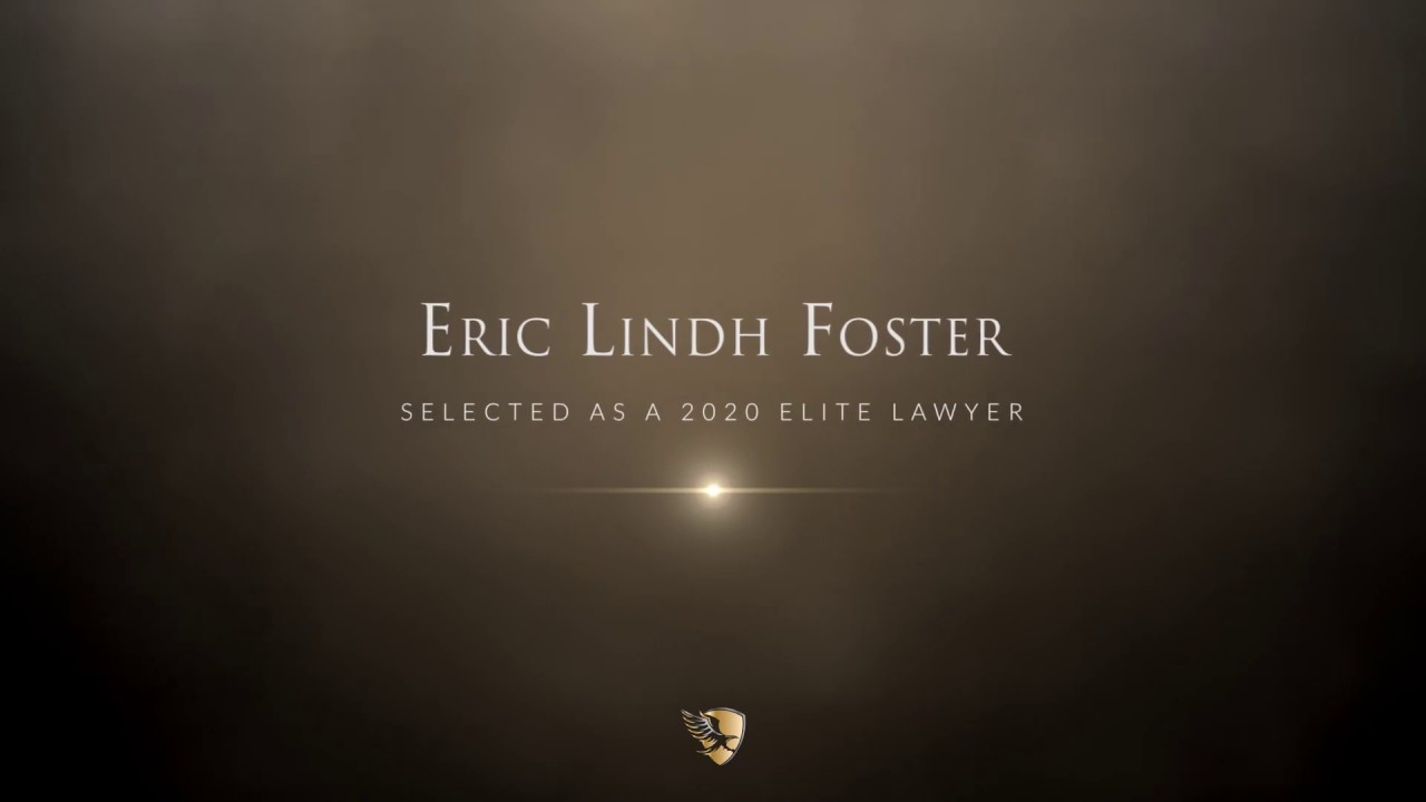 Eric Lindh Foster 2020 Elite Lawyer Video - YouTube