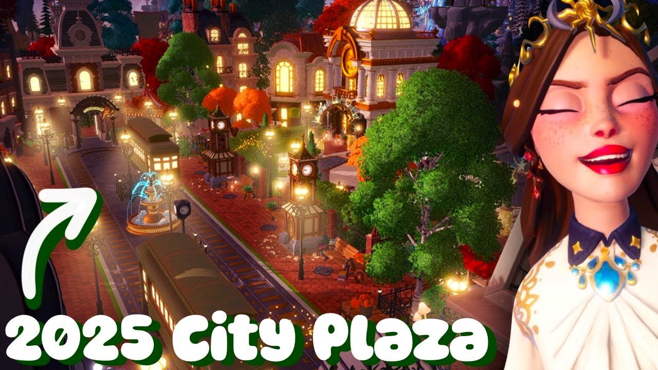 2025 PLAZA CITY BUILD - FITS 12 BUILDINGS! | kyra's valley - YouTube