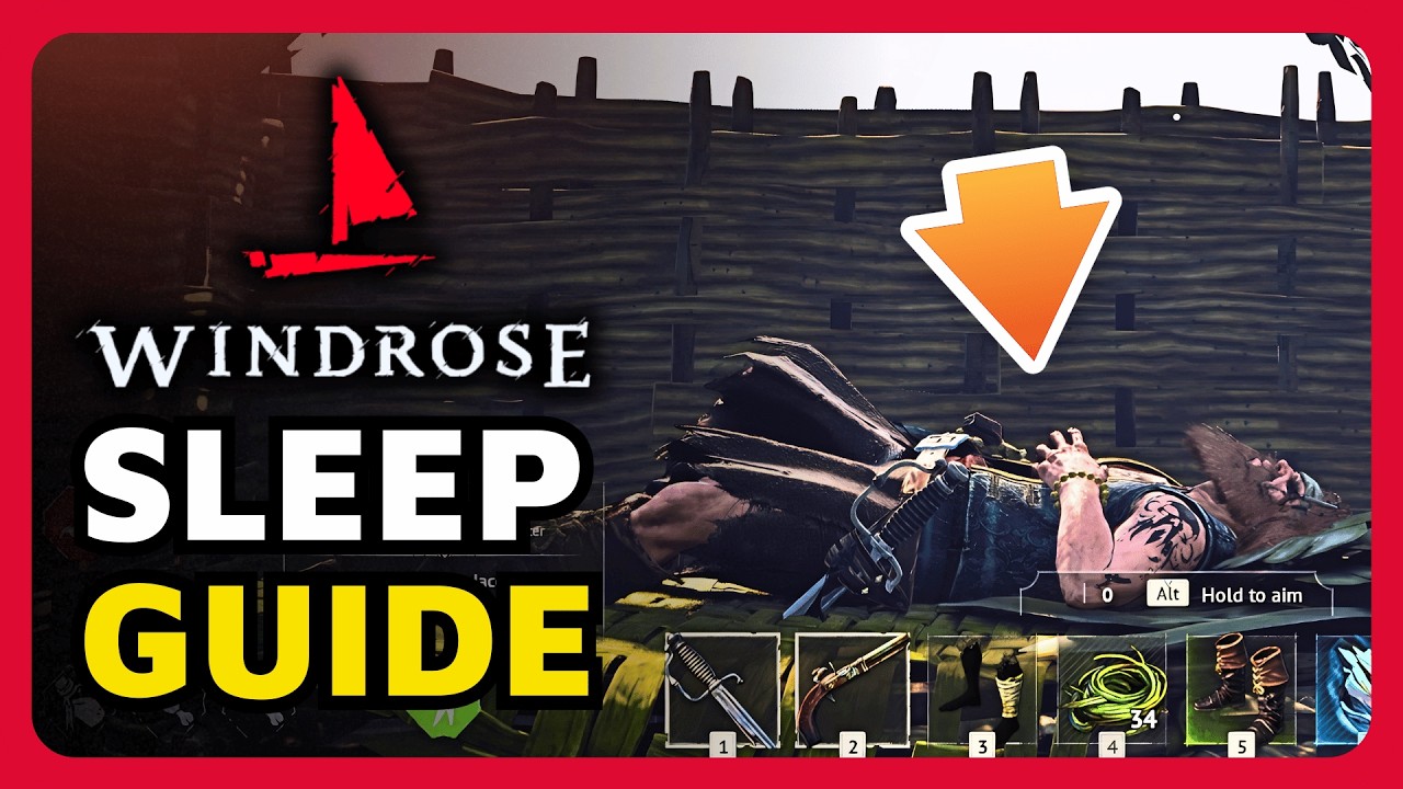 How To Sleep in Windrose - Build Bed Guide - YouTube