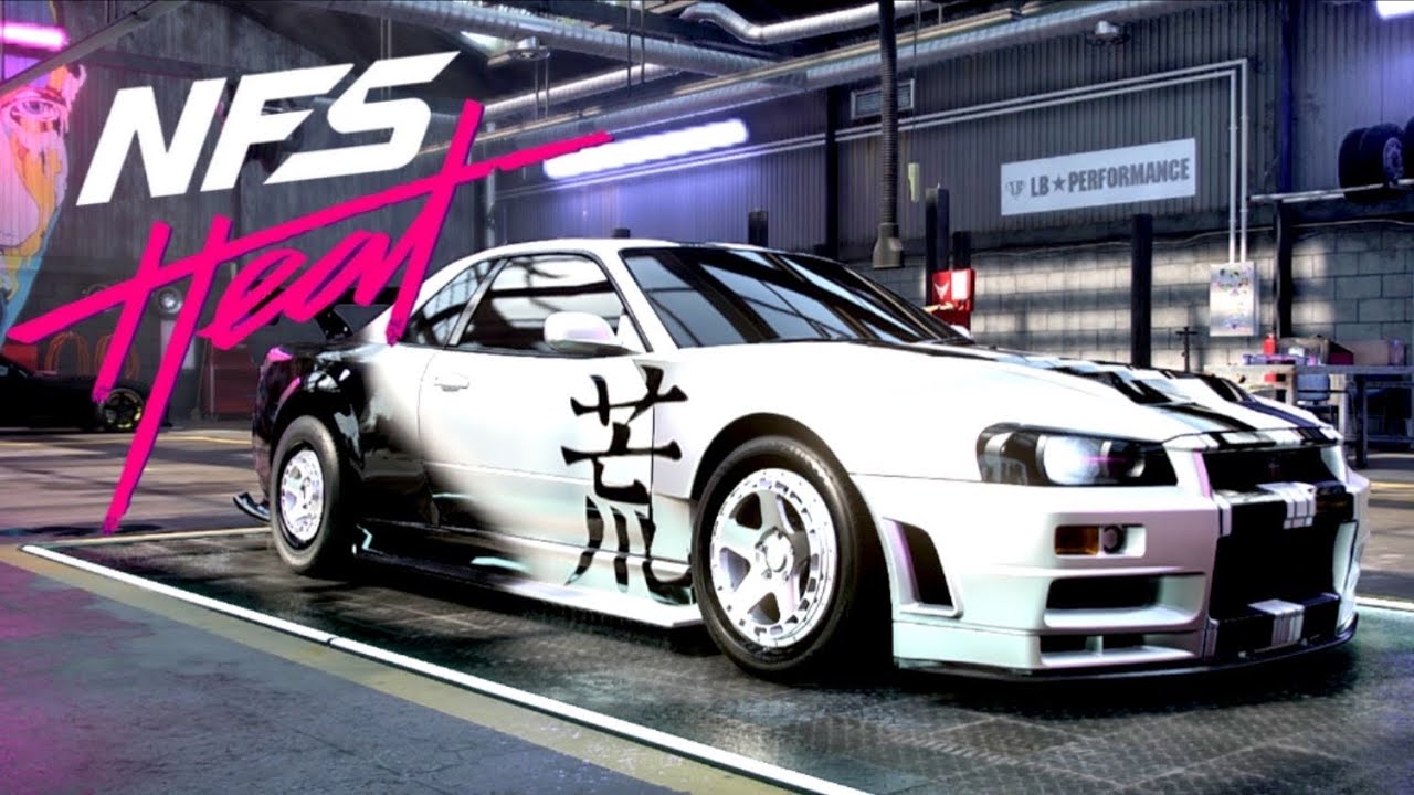 Need for Speed heat Nissan skyline GT-R customization and gameplay ...
