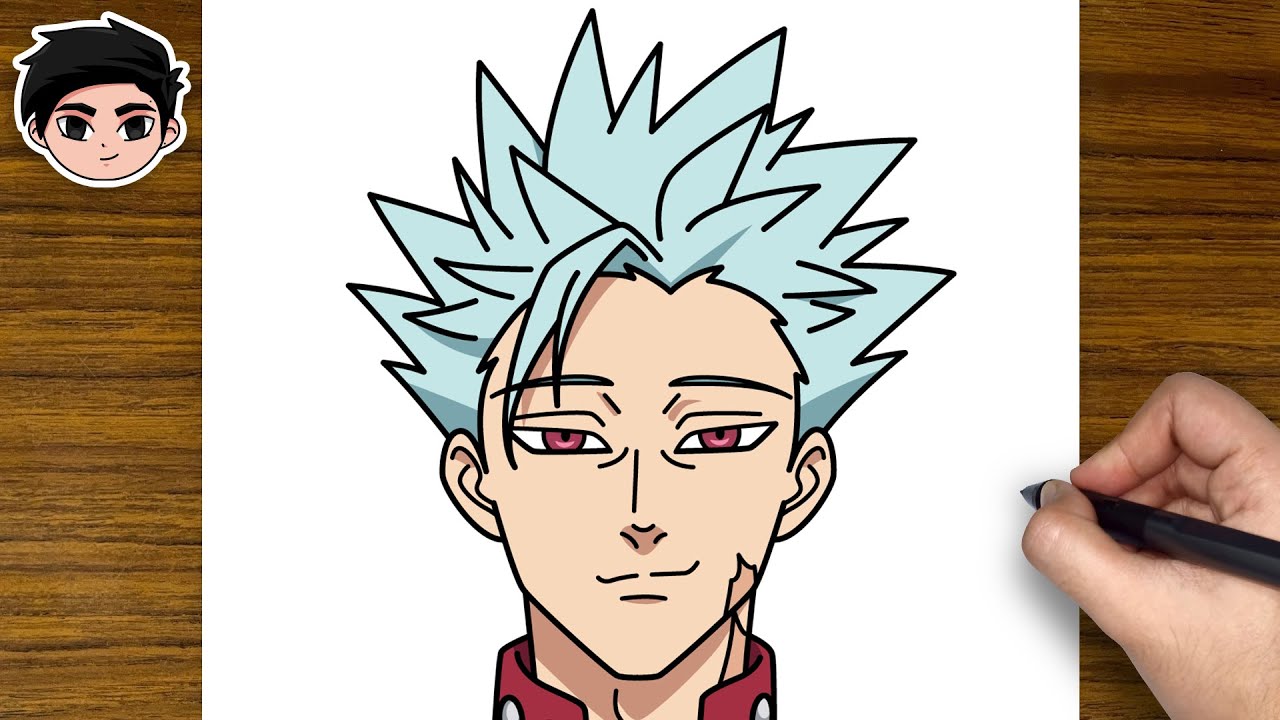 How to Draw BAN from The Seven Deadly Sins | Easy Step-by-Step - YouTube
