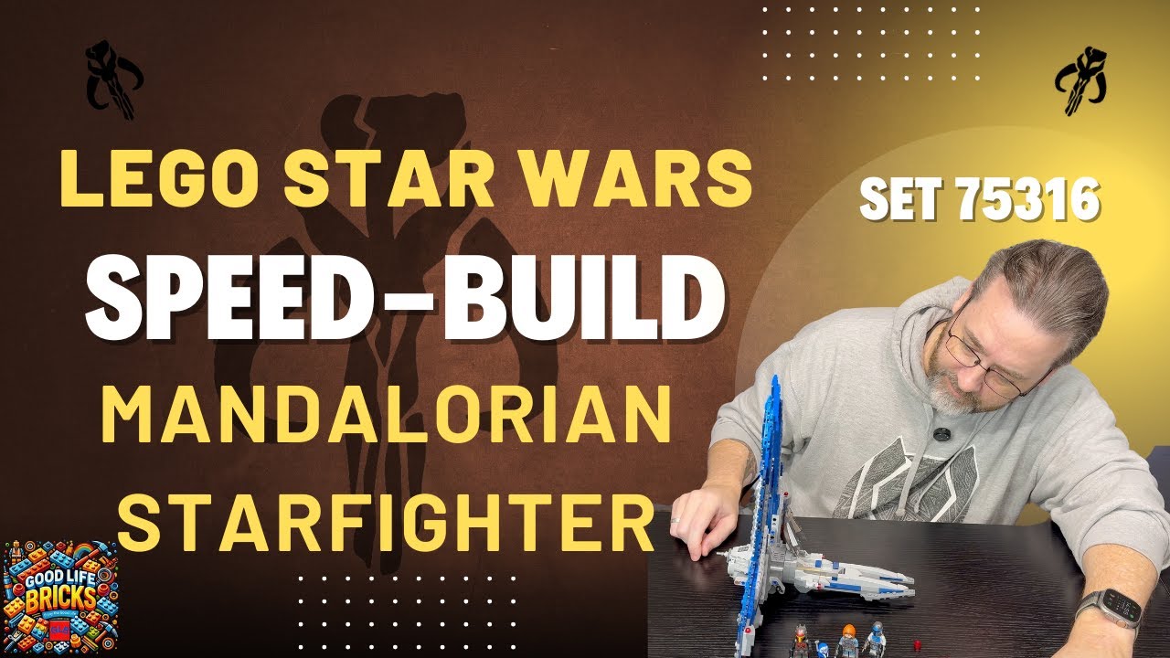 Mandalorian Starfighter! Speed Build Lego Star Wars set 75316 from 2021 ...