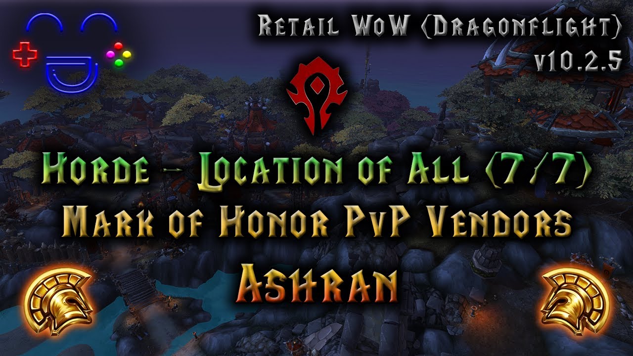 All Mark of Honor PvP Vendors in Warspear | WoW 10.2.5 - YouTube