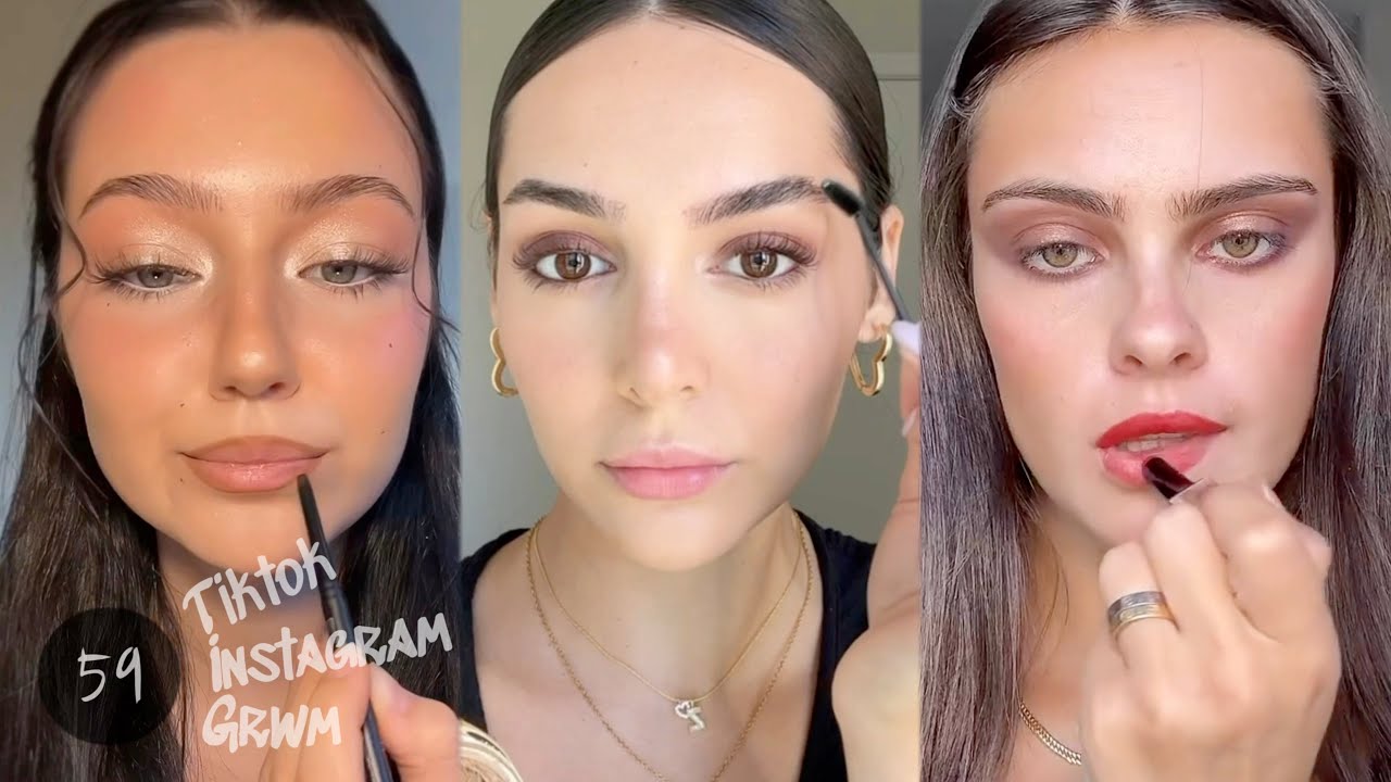How to makeup/GRWM Tiktok compilation 2023 💄💋 - YouTube