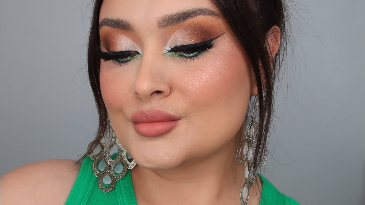 Vestido Verde MAQUILLAJE Paso a Paso 💚 #makeuptutorial - YouTube