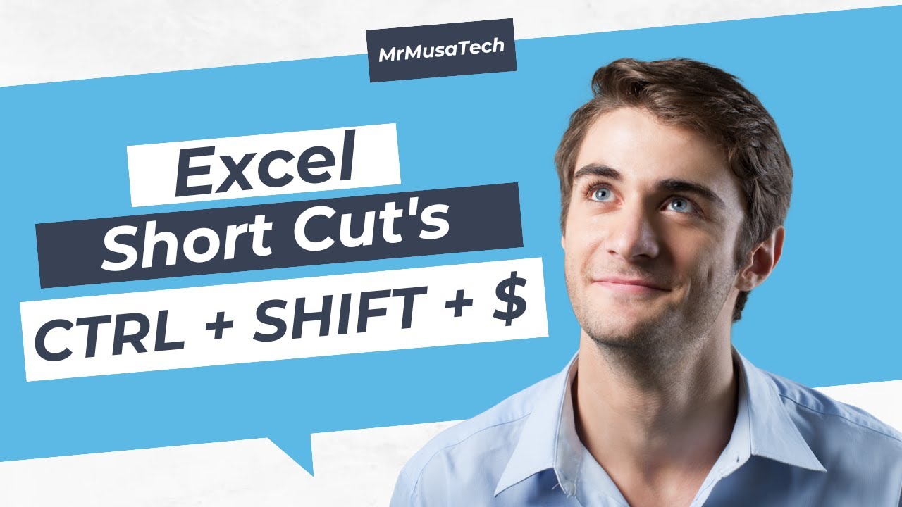 MS-Excel - Shortcut (Ctrl + Shift + $ ) - Used For Dollar or Currency ...