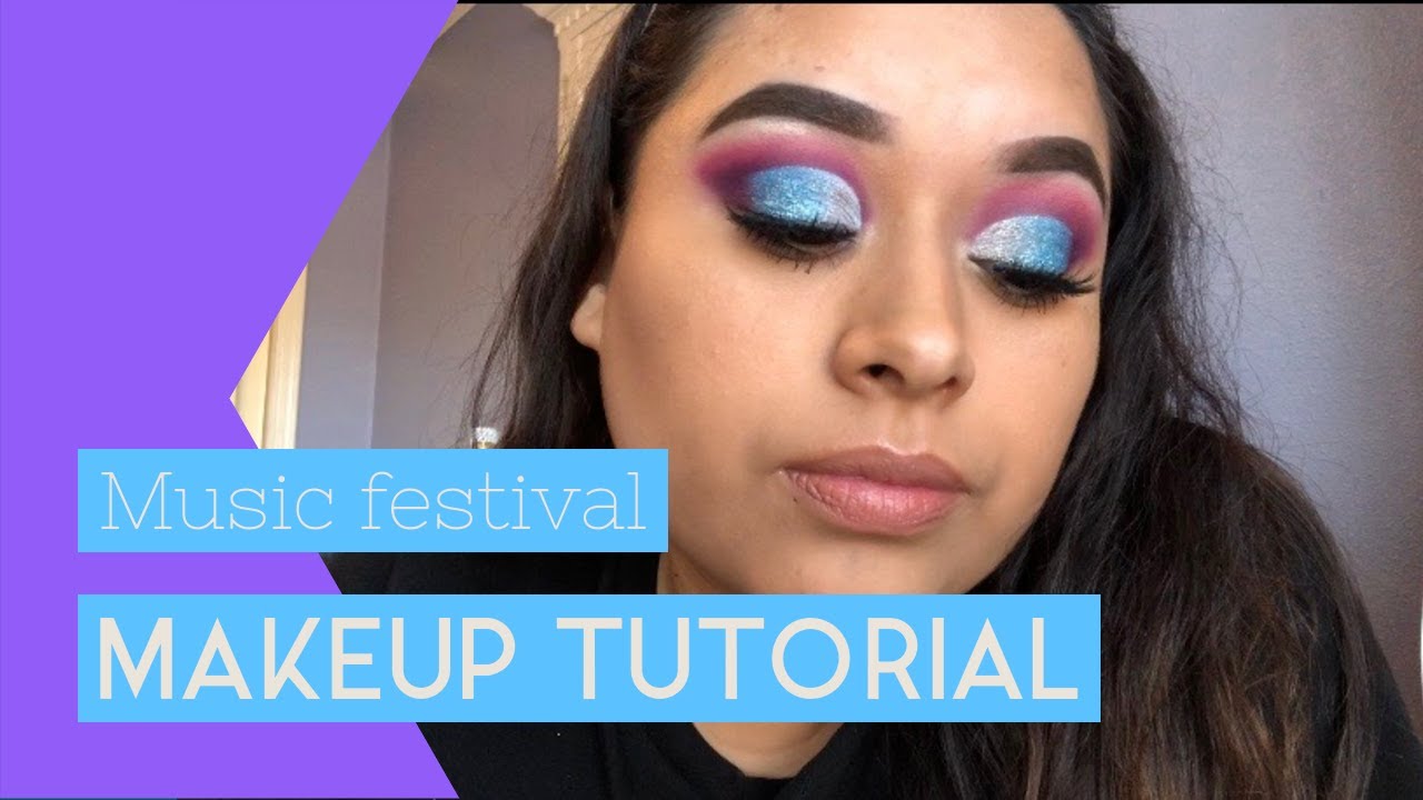 Festival Makeup Tutorial!!! 🎶 - YouTube