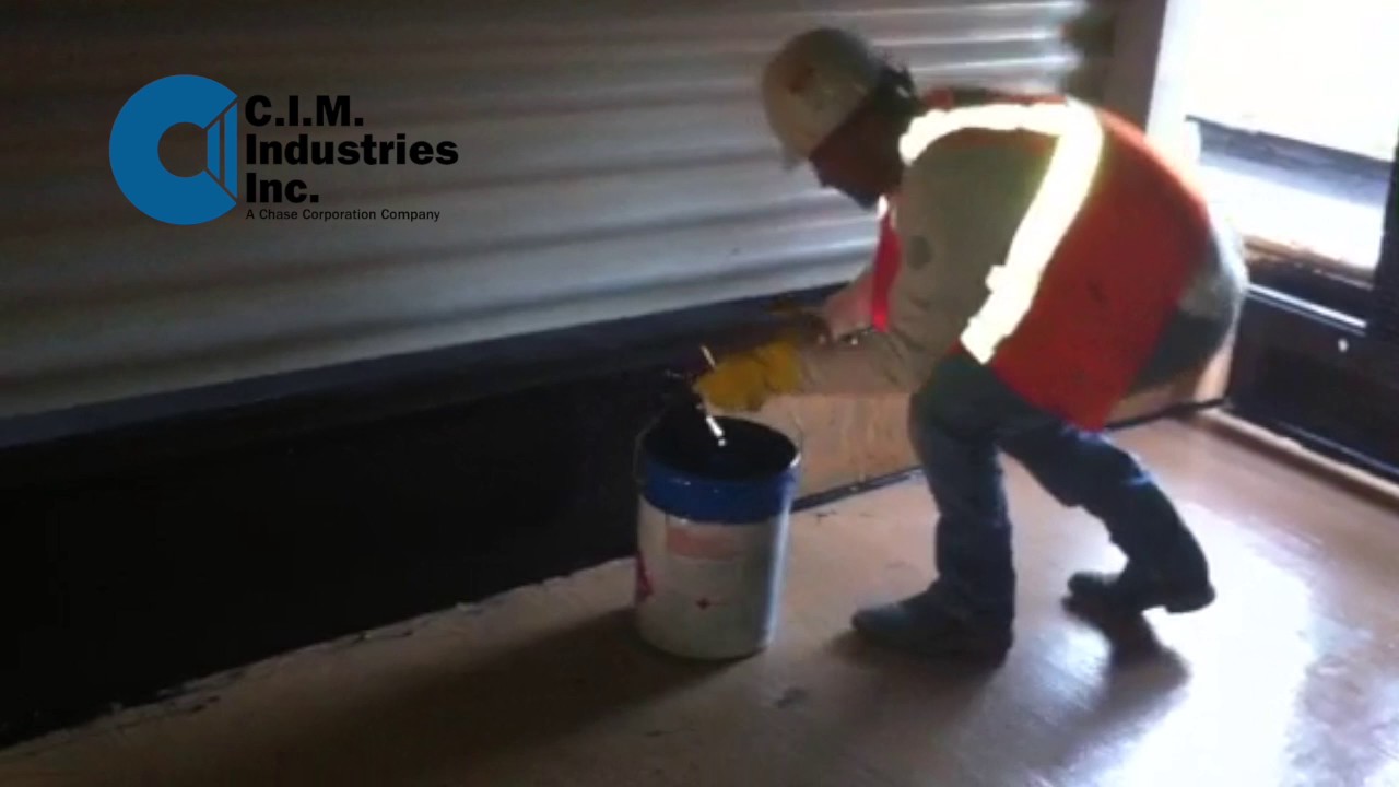 CIM Industries 1000 roller application UTD cooling tower - YouTube