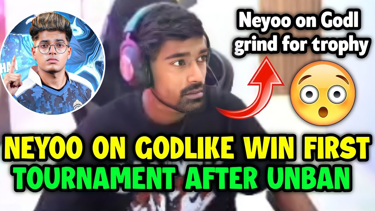 Neyoo on Godlike win first tournament when game launch 🔥 And on Godl ...