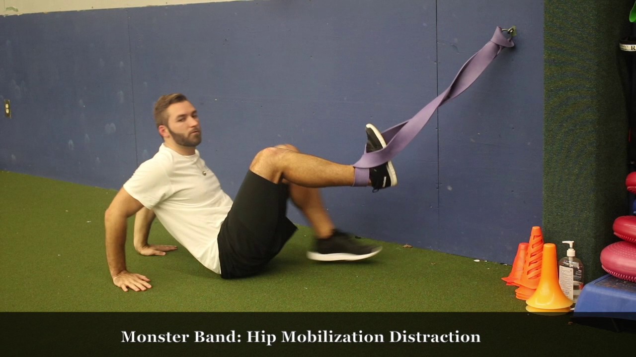 Monster Band: Hip Mobilization Distraction - YouTube