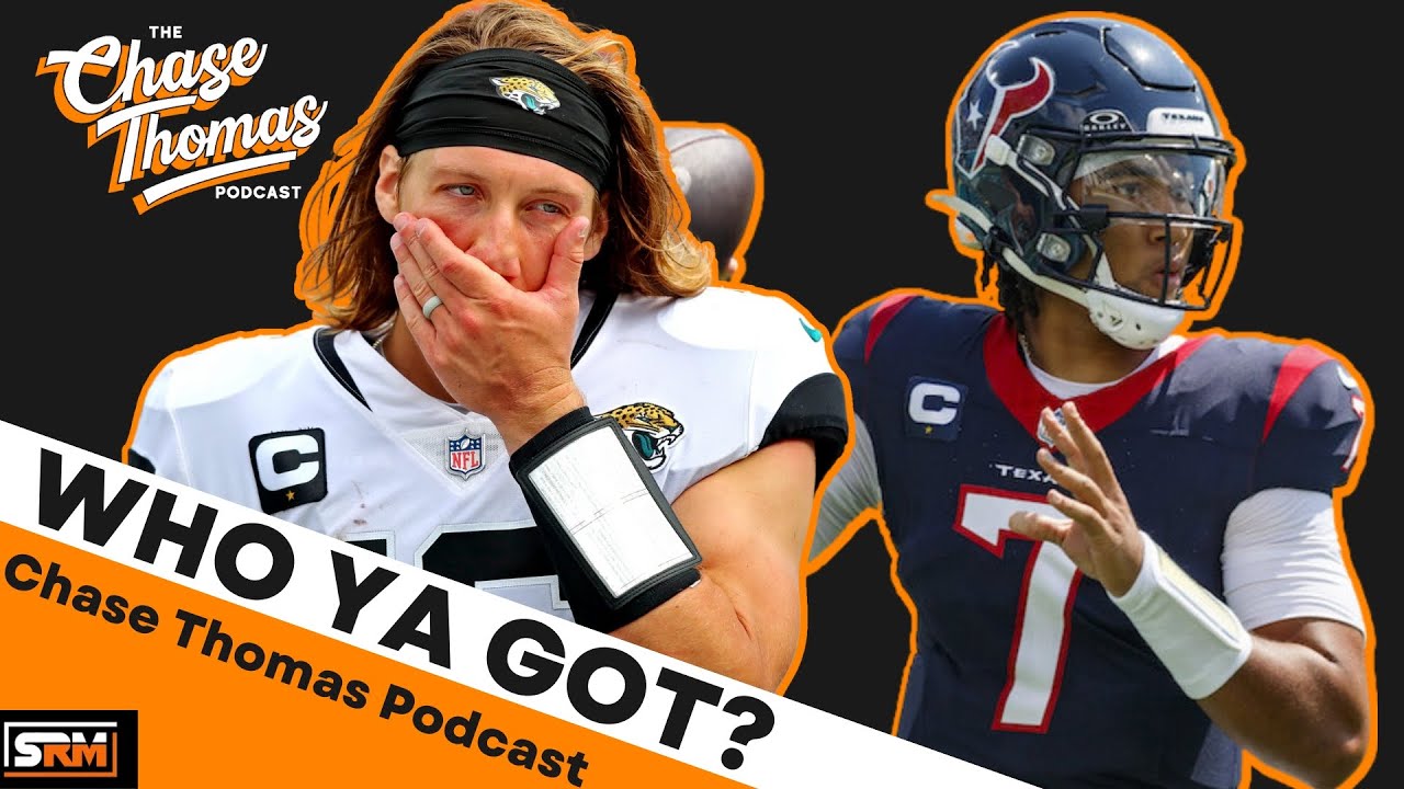 Trevor Lawrence Proved He's Still King Of The AFC South Over CJ Stroud l Chase Thomas Podcast ...
