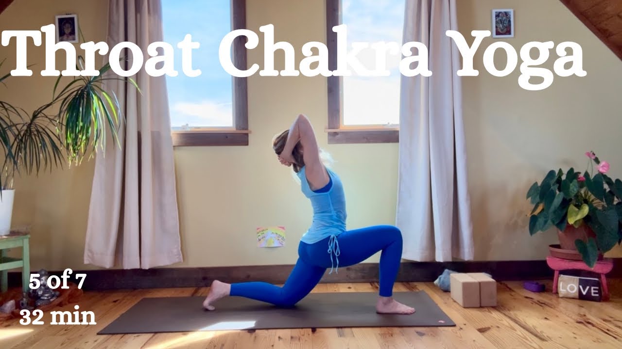 Throat Chakra Yoga for Sound & Communication / Vishudda / neck ...