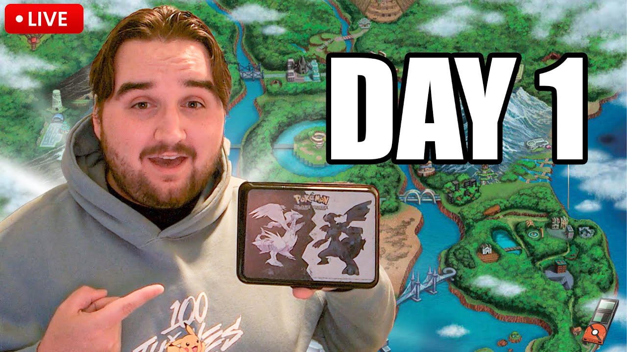 Playing Pokemon Black for the First Time | BW Living Dex - YouTube