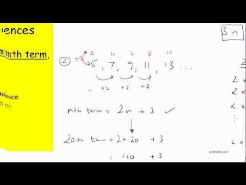 Number Sequences Nth Term - YouTube