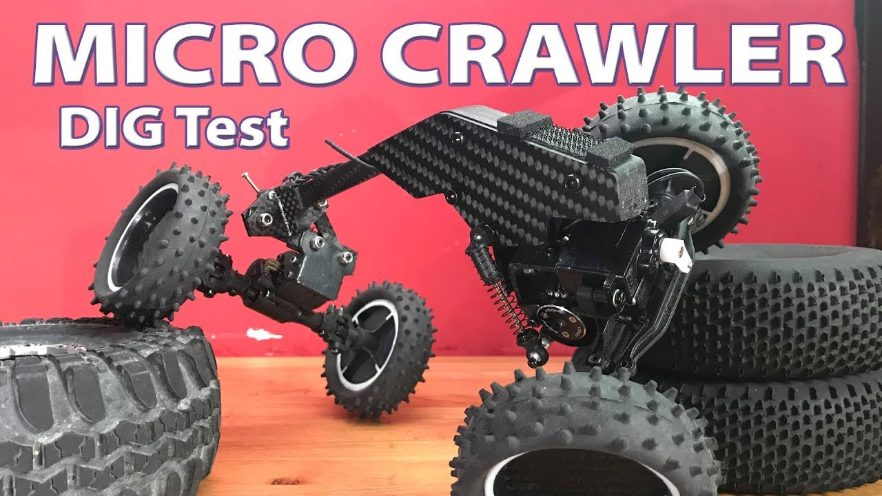 Micro Comp Crawler DIG Test - YouTube
