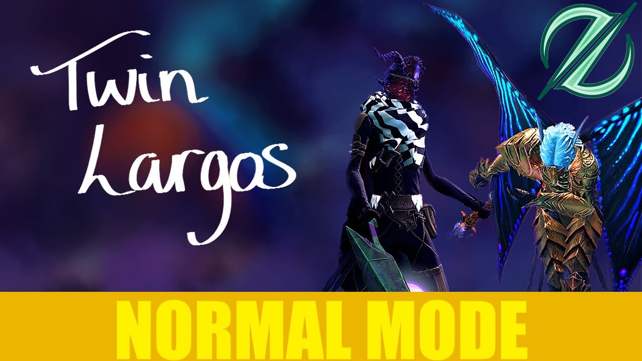 Guild Wars 2 - Condi Scourge Twin Largos Normal Mode - YouTube