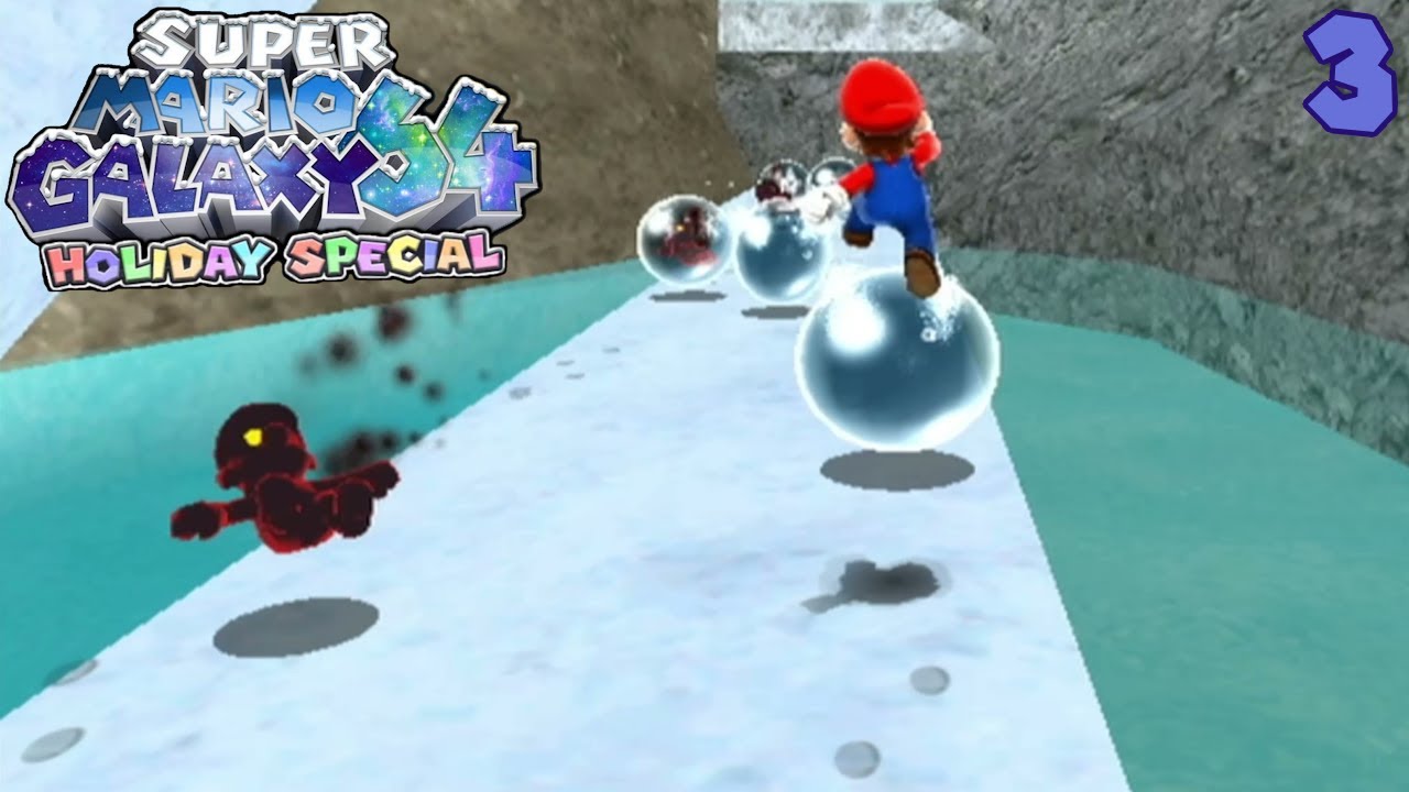 Super Mario Galaxy 64 Holiday Special Finale - Snowman's Land - YouTube
