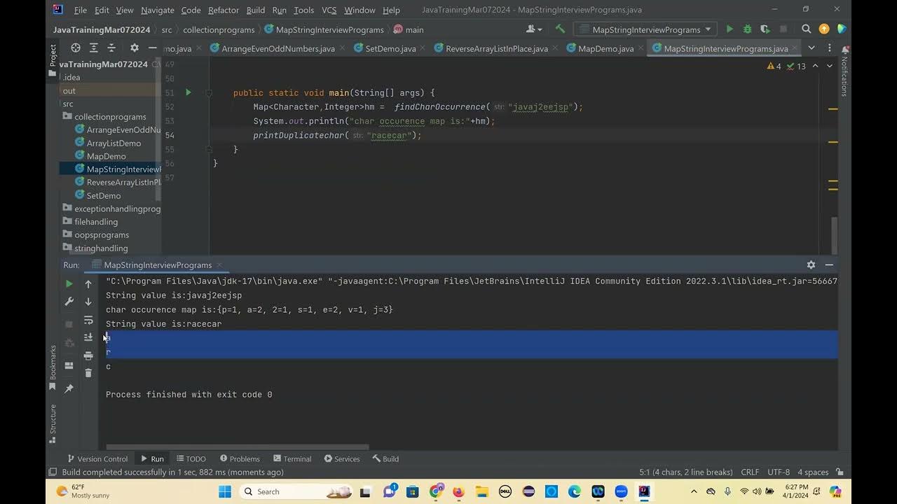 CoreJava Map Programs Part2 Apr 01 2024 - YouTube