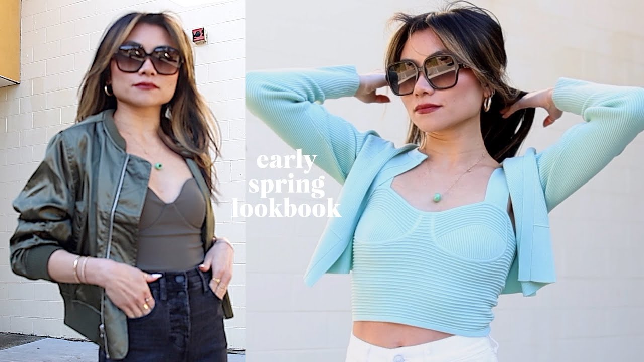 Early Spring Lookbook 2023 | cool mom outfit ideas | Miss Louie - YouTube