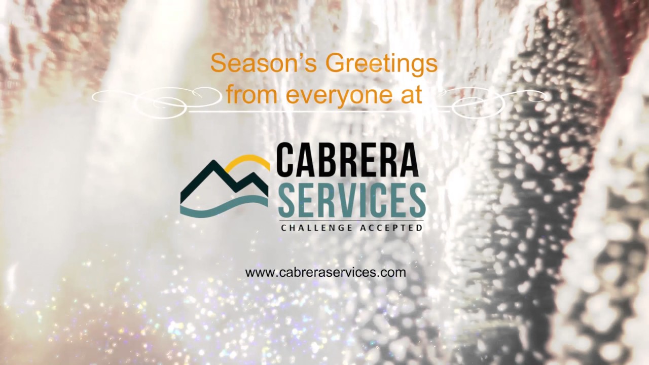 Happy Holidays from Cabrera Services - YouTube