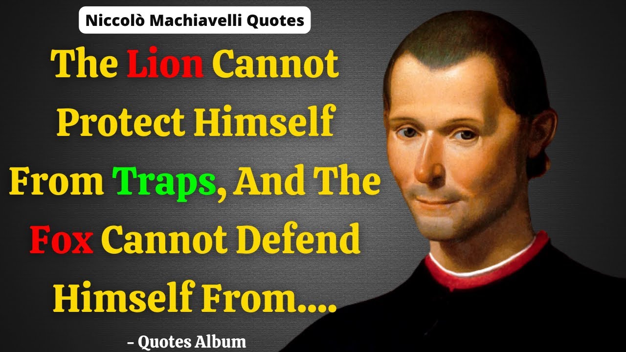 Top 50 Niccolò Machiavelli Quotes That Will Make You Think || QUOTES By ...