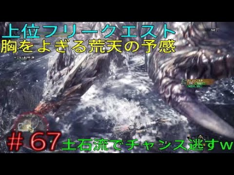 ＃67【MHW】上位フリークエスト 胸をよぎる荒天の予感 アイスボーンに向けて初心者が今さらモンハンワールドやってく Monster Hunter World - YouTube