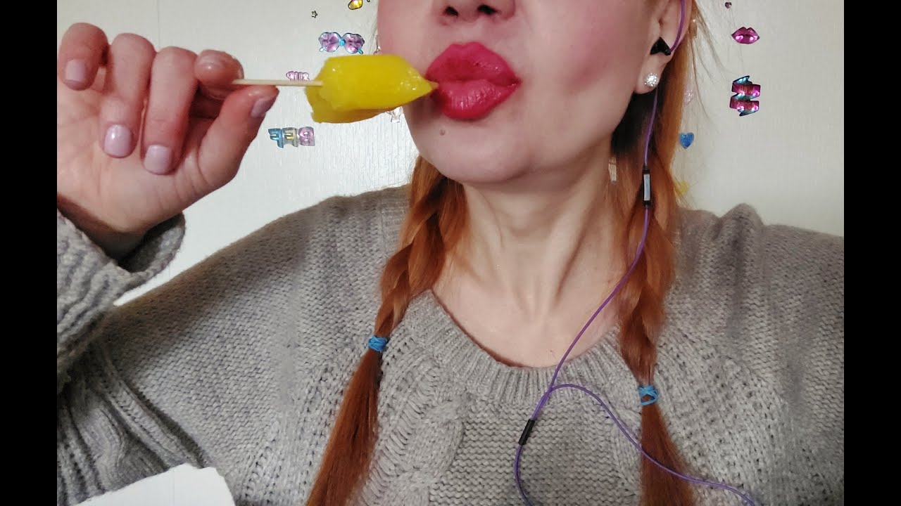 ASMR POPSICLE ICE CREAM 🌷 BLINKING LOLLIPOP 🍭 CHOCOLATE 💋 - YouTube