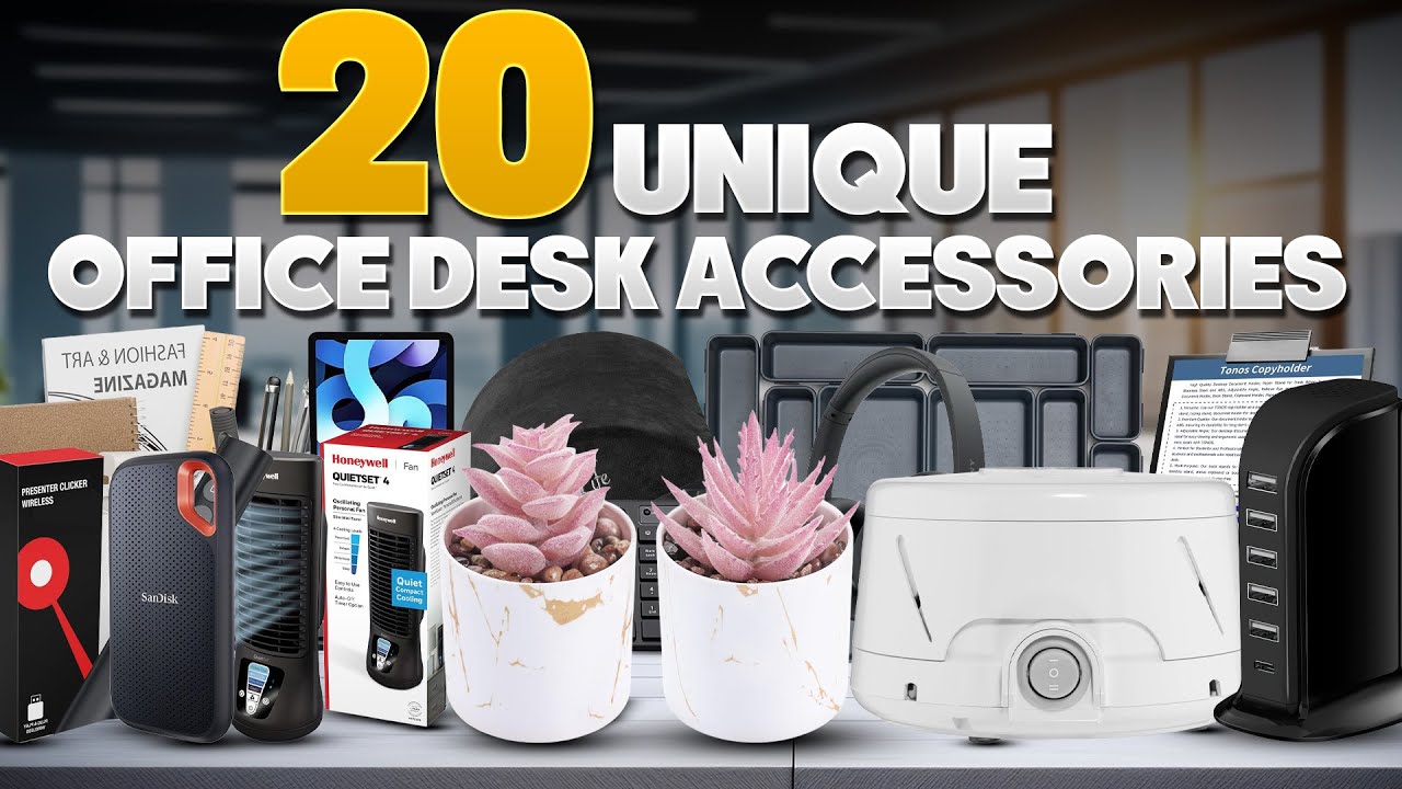 20 Unique Office Desk Accessories Upgrade Your Workspace - YouTube