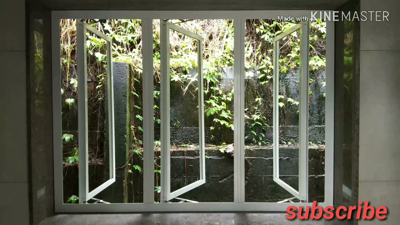 Aluminium openable window - YouTube