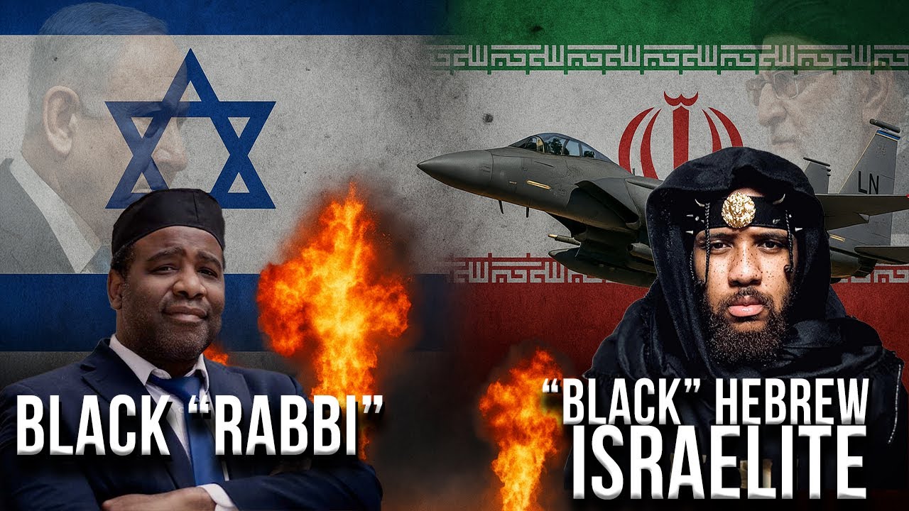 Hebrew Israelite & Black "Rabbi" Discuss Israel - Iran War - YouTube