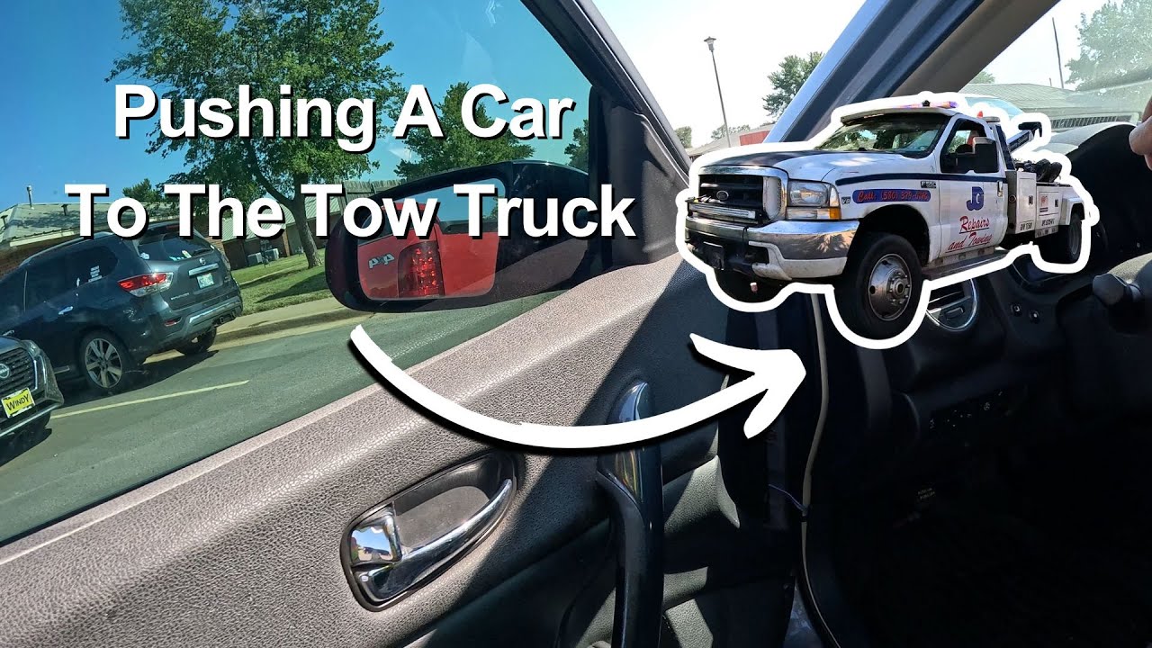 Car Stuck in a Tight Spot – Watch Us Move It for a Tow! - YouTube
