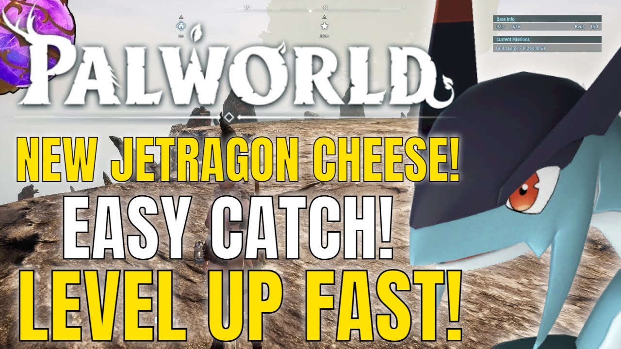 PALWORLD | NEW JETRAGON CHEESE! EASY CATCH/KILL METHOD! | BEST FLYING ...